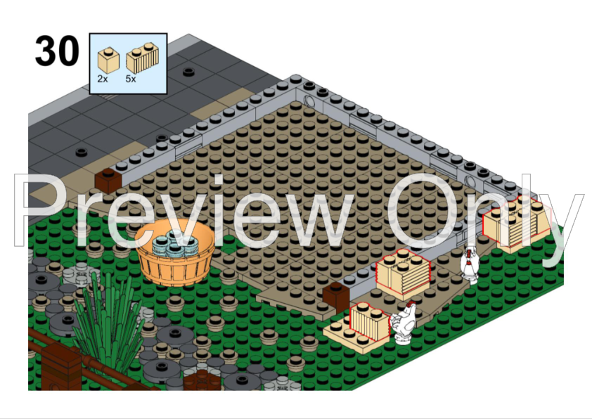 LEGO MOC Modular medieval stables by LucSoleBricks | Rebrickable ...