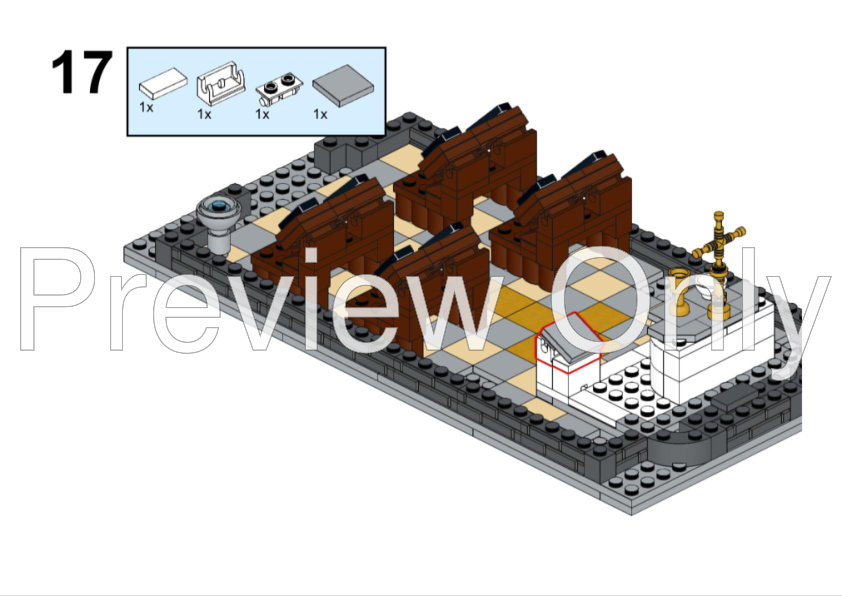 Lego Moc Simple Church By Brickbaum Rebrickable Build With Lego