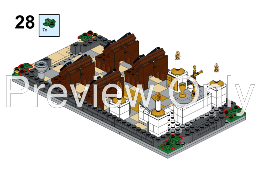 LEGO MOC Simple Church by Brick.baum | Rebrickable - Build with LEGO