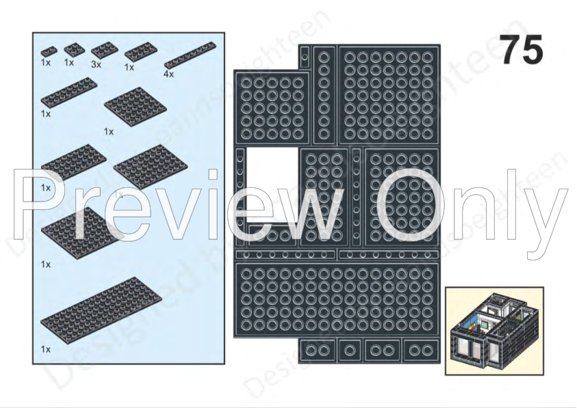 Lego Moc Modern Architecture Residence With Garage Modular Building By