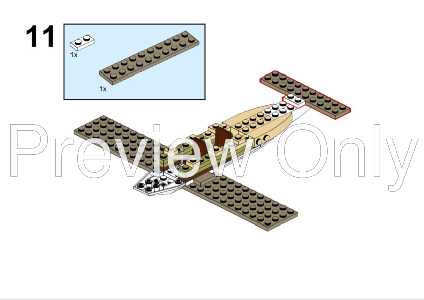 Lego Moc Bi Plane Avro 504 Sunbeam By Tasblocker Rebrickable