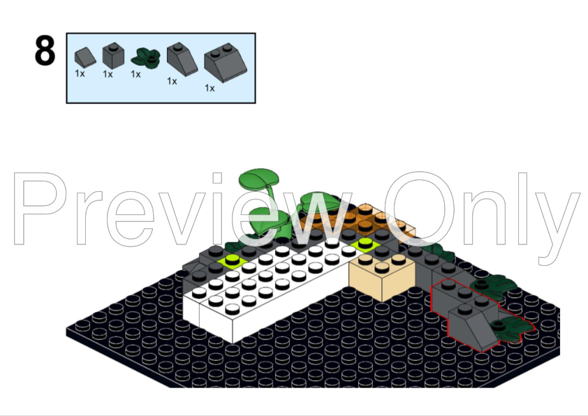 LEGO MOC Mini Vulcano by YellowDonut | Rebrickable - Build with LEGO
