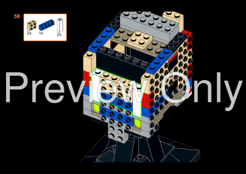 LEGO MOC Boss Helmet by Ant0noo | Rebrickable - Build with LEGO