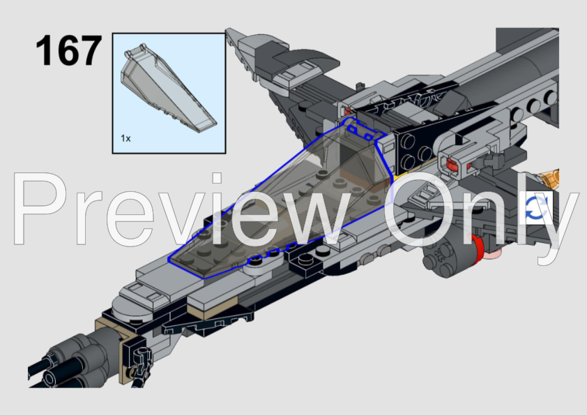 LEGO MOC SN-48 Gray Wolf | 75346 Pirate Snub Fighter alt-build by ...