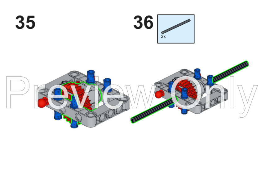 LEGO MOC Universal 6x4 Technic Truck Chassis by CrazyKreations ...