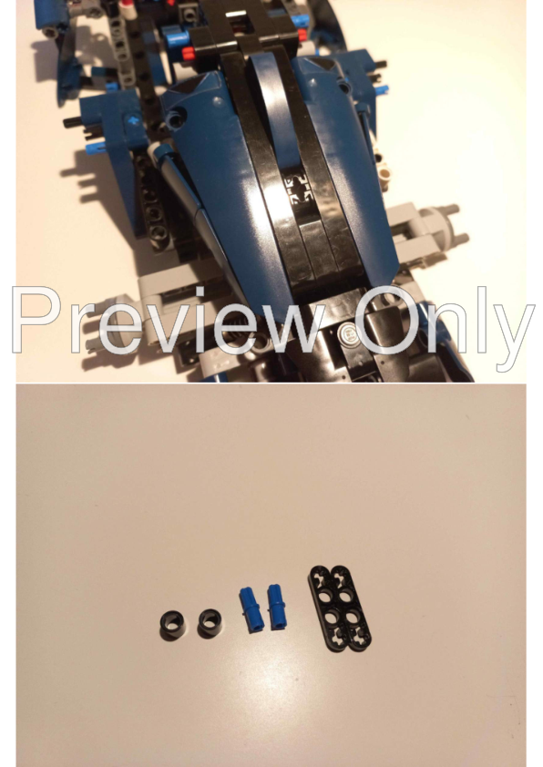 LEGO MOC 42154 Aston Martin Valkyrie alternate build (working steering ...