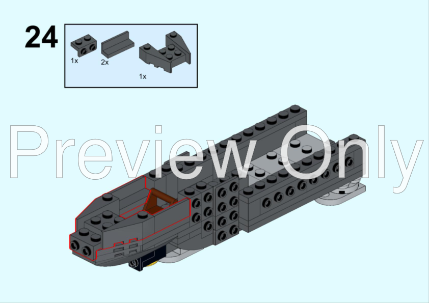 LEGO MOC Helldivers 2 "Pelican" Shuttle by Al3xW40 | Rebrickable ...