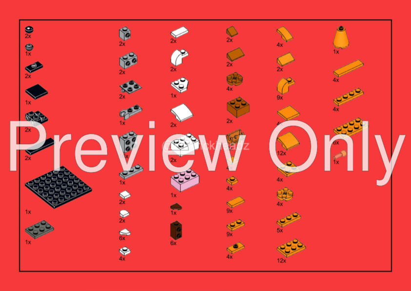 LEGO MOC Red Panda (Turning Red) Brickeadz by DrBrickheadz ...