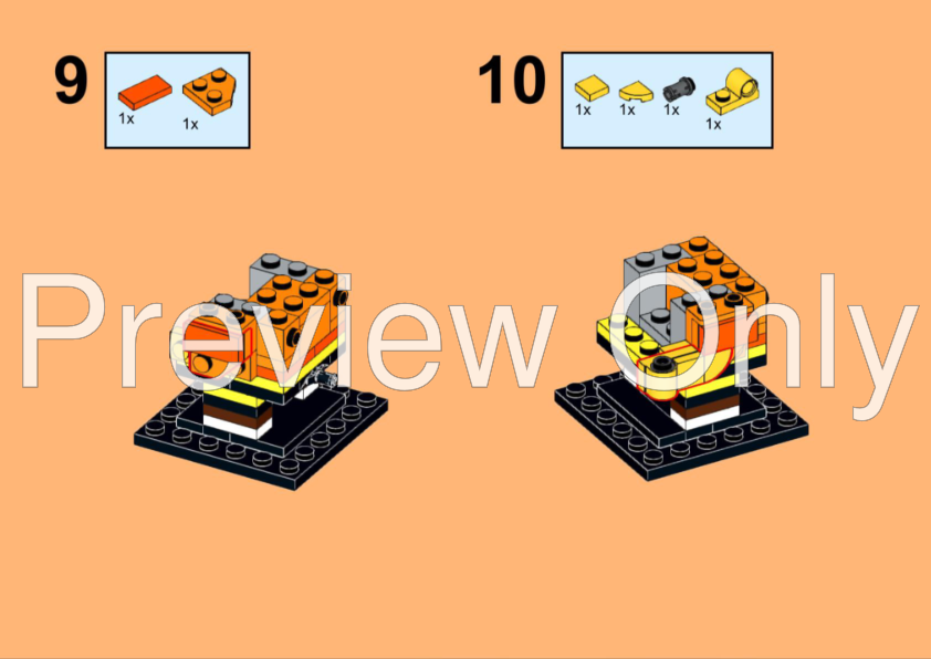 LEGO MOC Buzz the Bee Brickheadz (Honey Nut Cheerios) by Penguins and ...