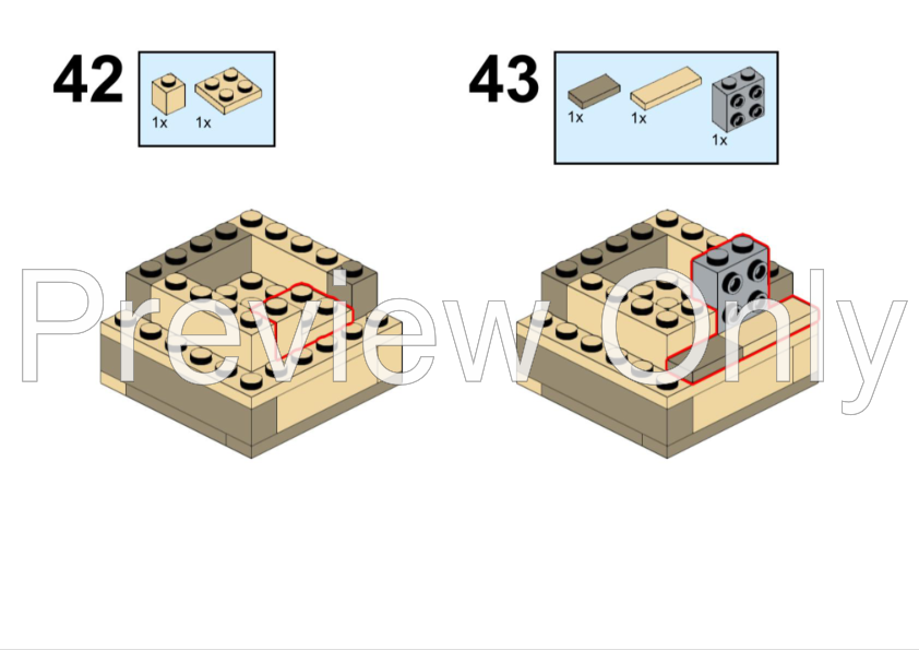 Lego Moc Up Scaled Lego Minifigure Sandman By Ztbricks Rebrickable