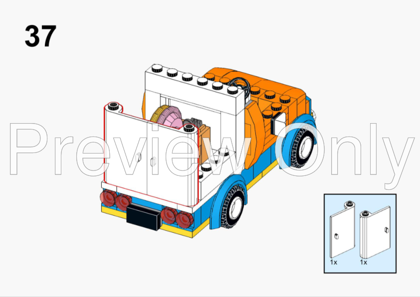 LEGO MOC Spanish market with duplex apartment, Salon, and Skatepark ...