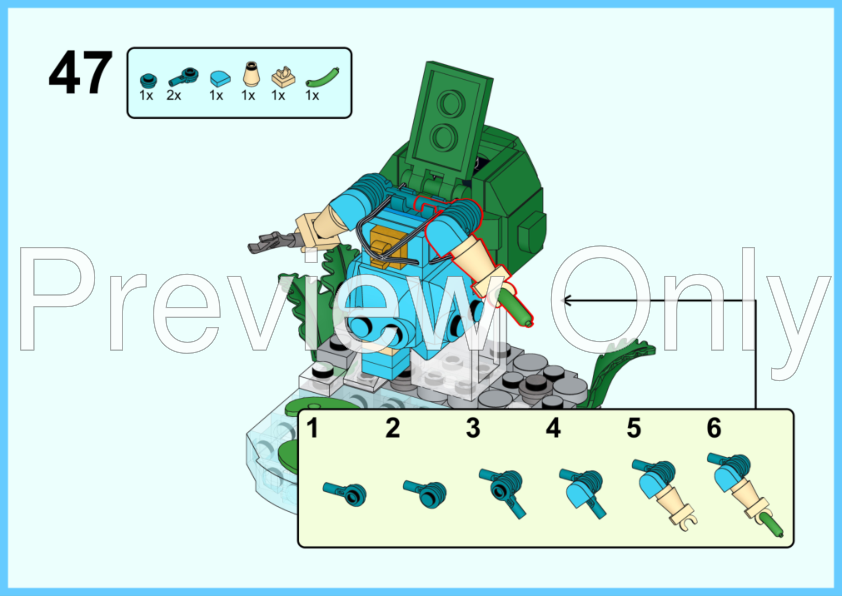 LEGO MOC Touhou - Nitori Kawashiro by lavishlump | Rebrickable - Build ...