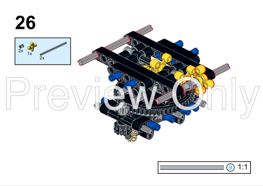 LEGO MOC-180219 Bale wrapper by F.Stegeman | Rebrickable - Build with LEGO