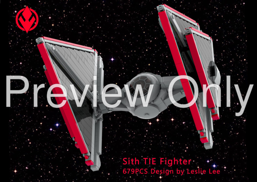 LEGO MOC Sith tie-fighter "Tie dagger" by LeslieLee | Rebrickable ...