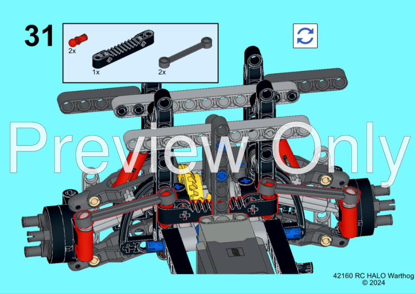 LEGO MOC 42160 RC HALO Warthog (Audi RS Q e-tron Alternate build) by ...