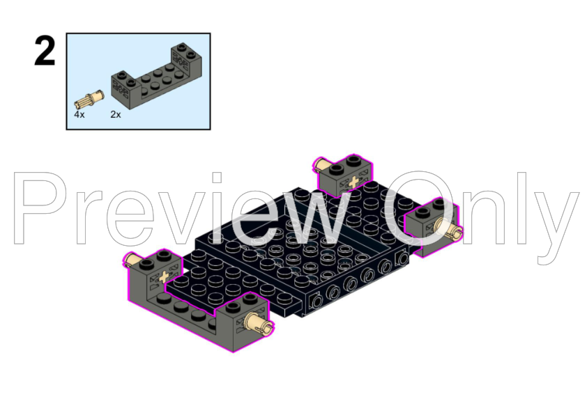 LEGO MOC 76920 720s Inspired by NJDesign | Rebrickable - Build with LEGO