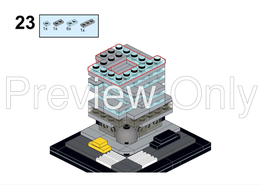 LEGO MOC Jenga Tower, 56 Leonard Street, New York, 1:800 Scale ...