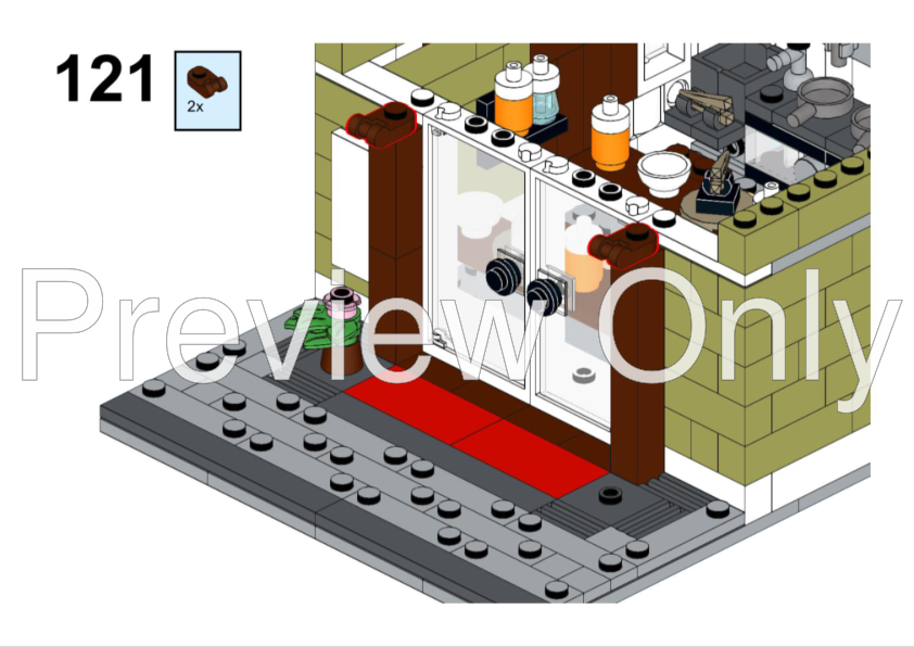 LEGO MOC Noodle Restaurant & Arcade Modular Alternate build of 3x 31131 ...