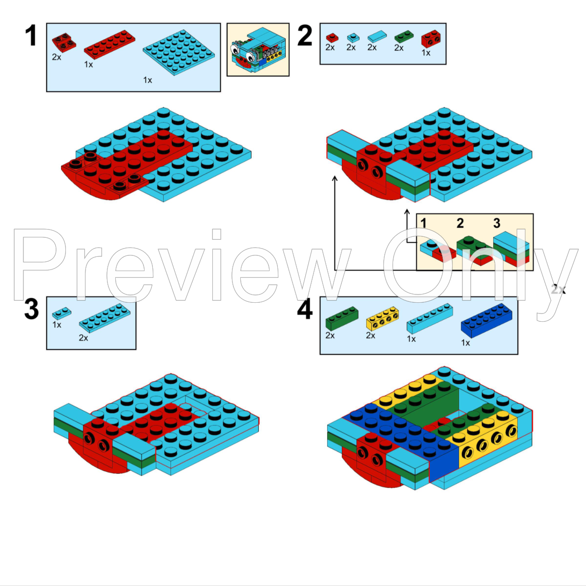 LEGO MOC PC-Lillypad by pino_creations | Rebrickable - Build with LEGO