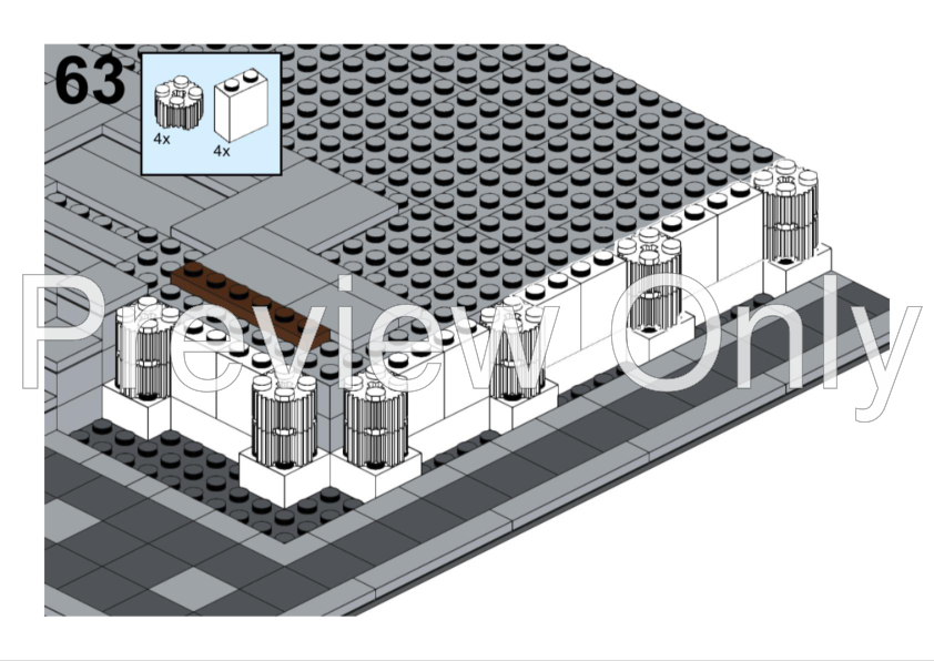 Lego Moc The Library By Yubinly Rebrickable Build With Lego
