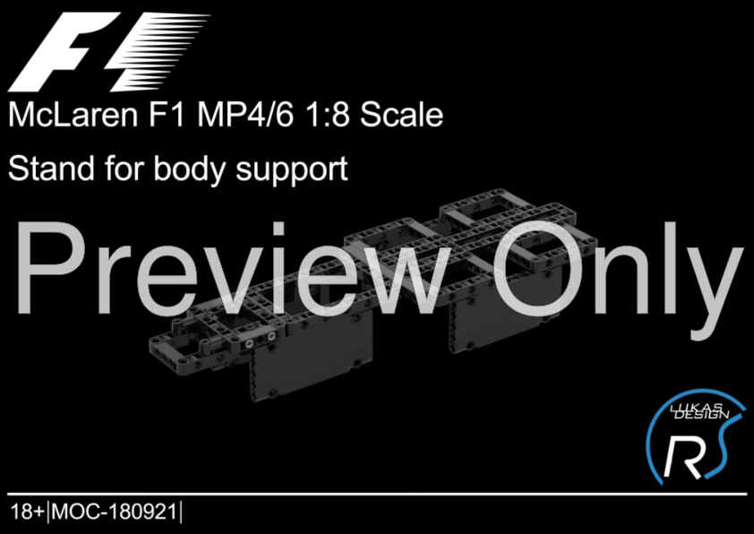 LEGO MOC McLaren F1 MP4/6 1:8 Scale by Lukas2020 | Rebrickable - Build ...