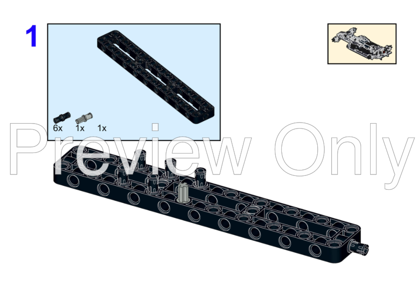 LEGO MOC-180921 McLaren F1 MP4/6 1:8 Scale by Lukas2020 | Rebrickable ...