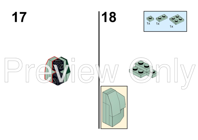 LEGO MOC MS 06 Zaku by timothyng | Rebrickable - Build with LEGO