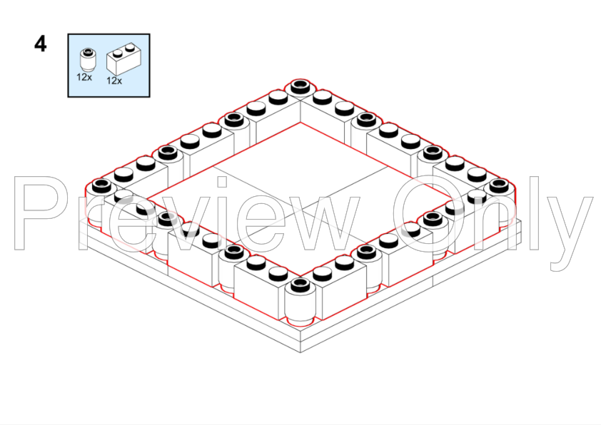 LEGO MOC Simple Vase with Red Flower by zsobricks | Rebrickable - Build ...