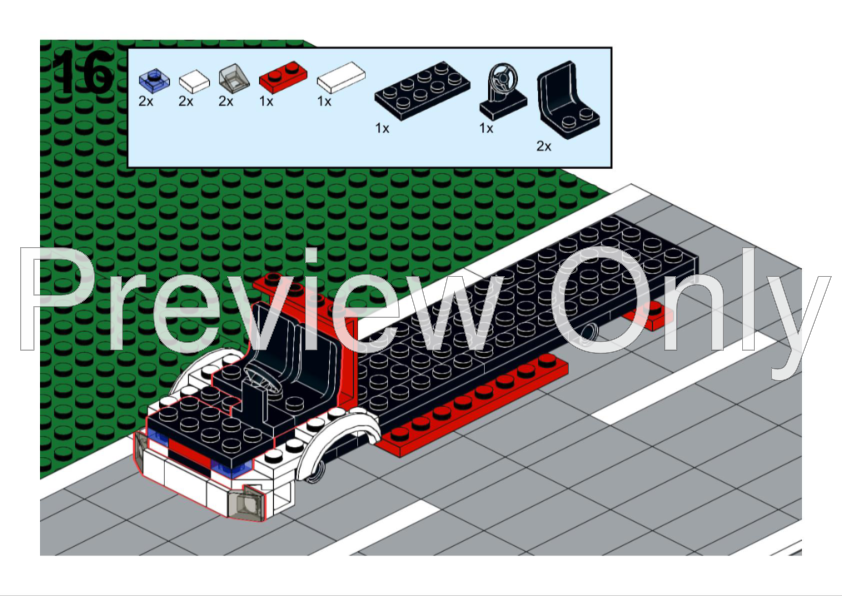 LEGO MOC Feuerwehr Diorama Eisenbahn MAN Fire Truck Train by BK Brick ...