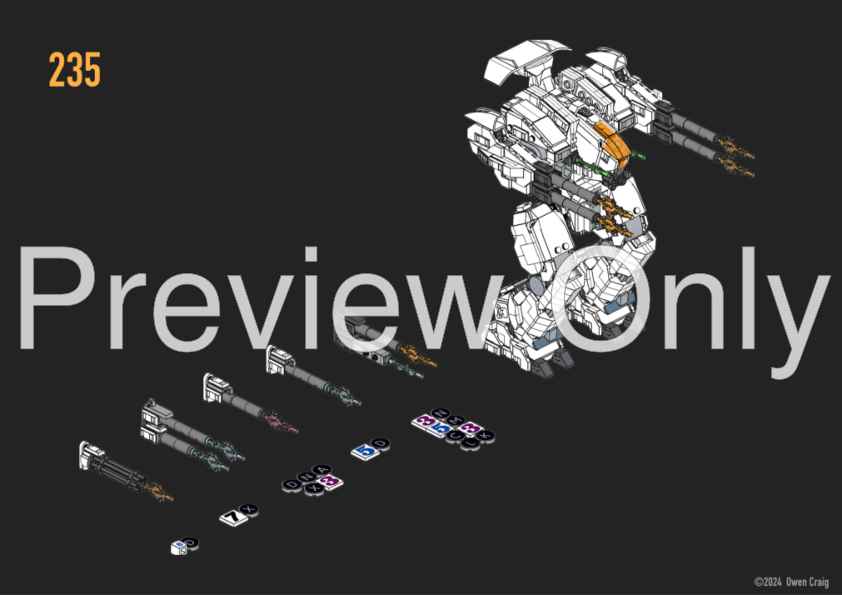 LEGO MOC Rifleman RFL-6D Battlemech by canuck33 | Rebrickable - Build ...