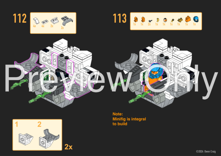 LEGO MOC Rifleman RFL-6D Battlemech by canuck33 | Rebrickable - Build ...
