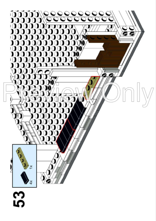 LEGO MOC-181146 Western Church - Valentine Red Dead Redemption 2 by ...
