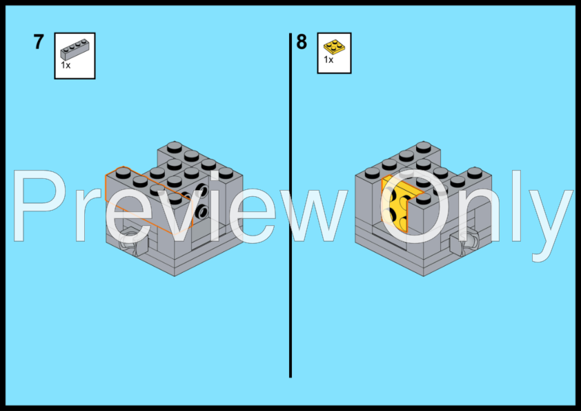 LEGO MOC Dumbo Brickheadz by Martibrix | Rebrickable - Build with LEGO