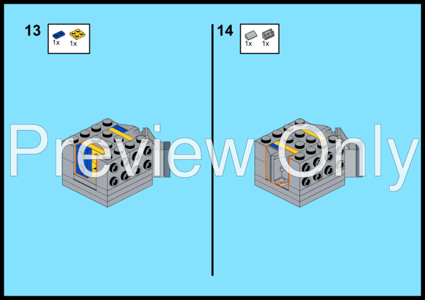 LEGO MOC Dumbo Brickheadz by Martibrix | Rebrickable - Build with LEGO