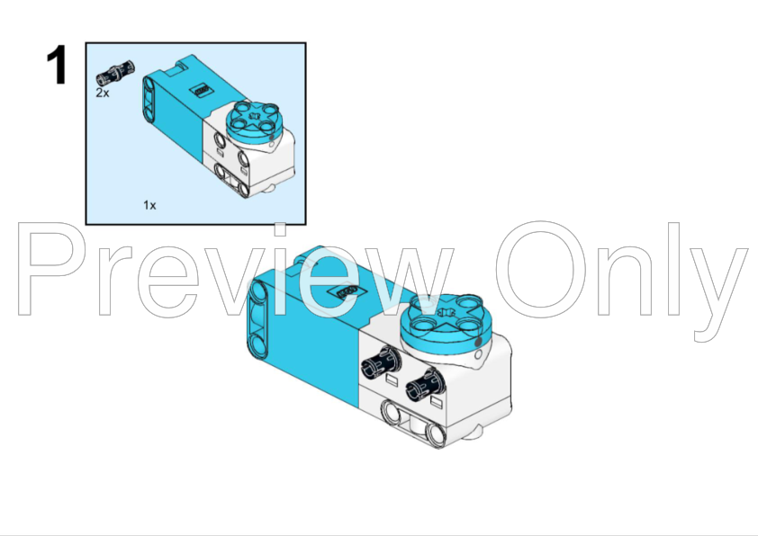 LEGO MOC Single-wheel Steering and Drive (forklift drive) - Spike Prime ...