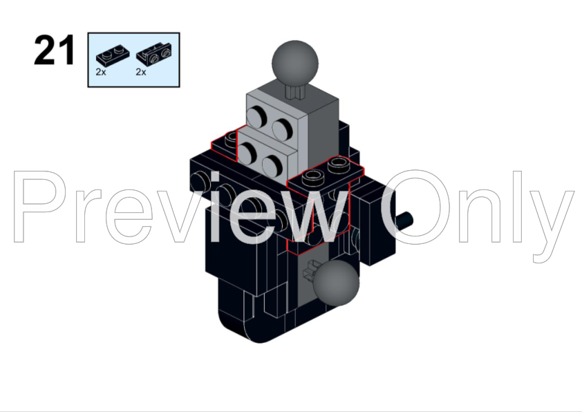 LEGO MOC Super Posable 10" Figure (The Dark Knight) by thescrapbox ...