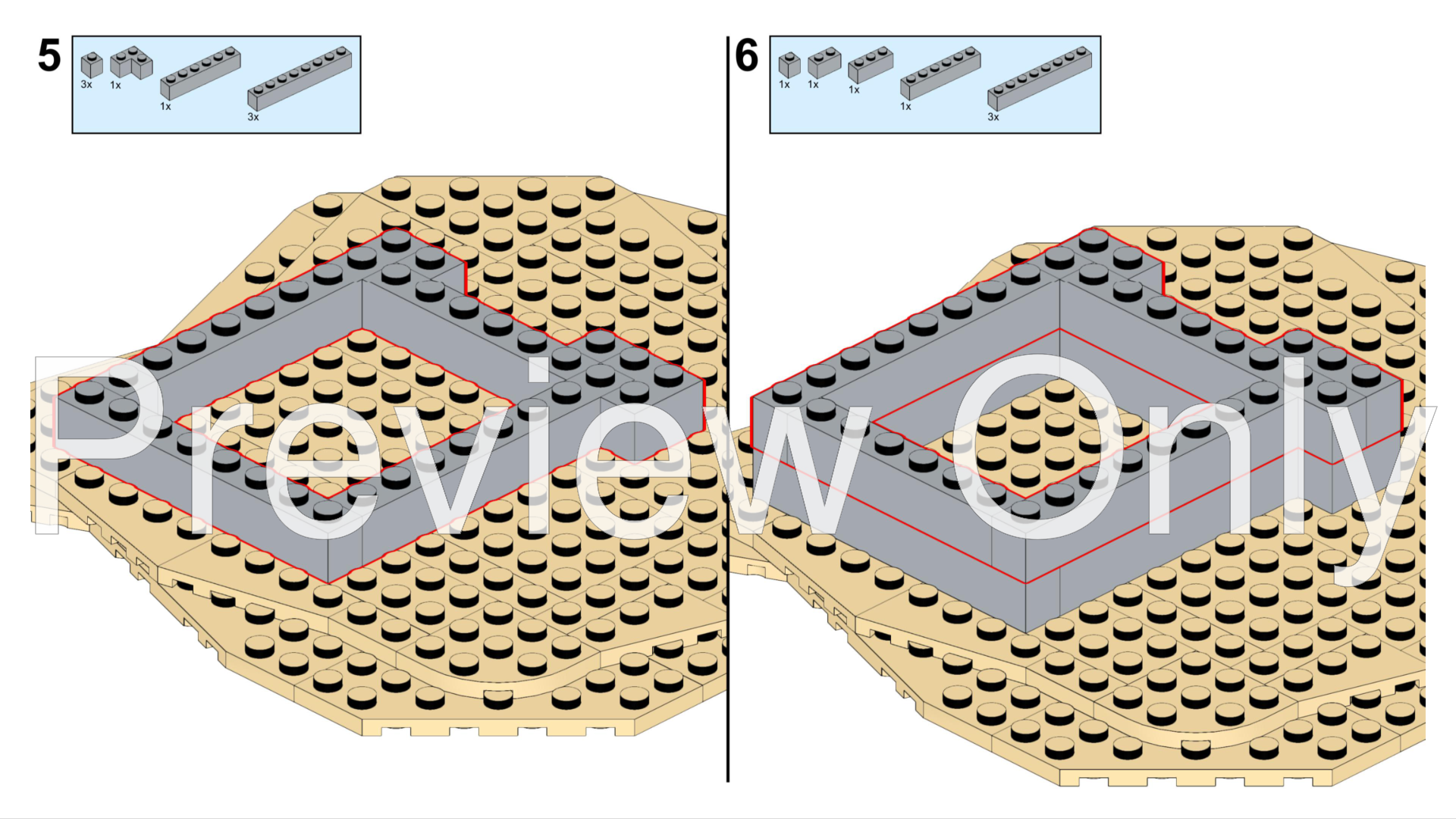 LEGO MOC Pen holder by xiaowang | Rebrickable - Build with LEGO