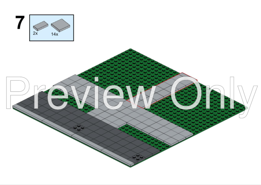 LEGO MOC-181855 Modular Stadium by MexWhite | Rebrickable - Build with LEGO