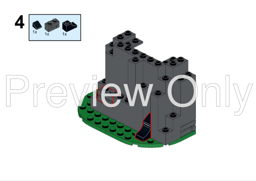 LEGO MOC Jet-black Fortress (40601 x 2 Alternate build) by Hogi_castle ...