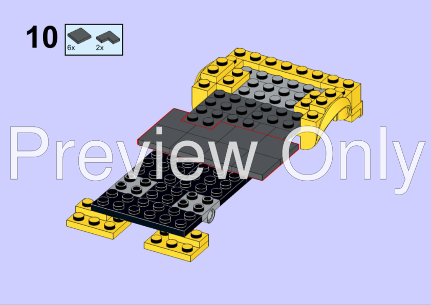 LEGO MOC Turtle Party Van by leo_chan | Rebrickable - Build with LEGO