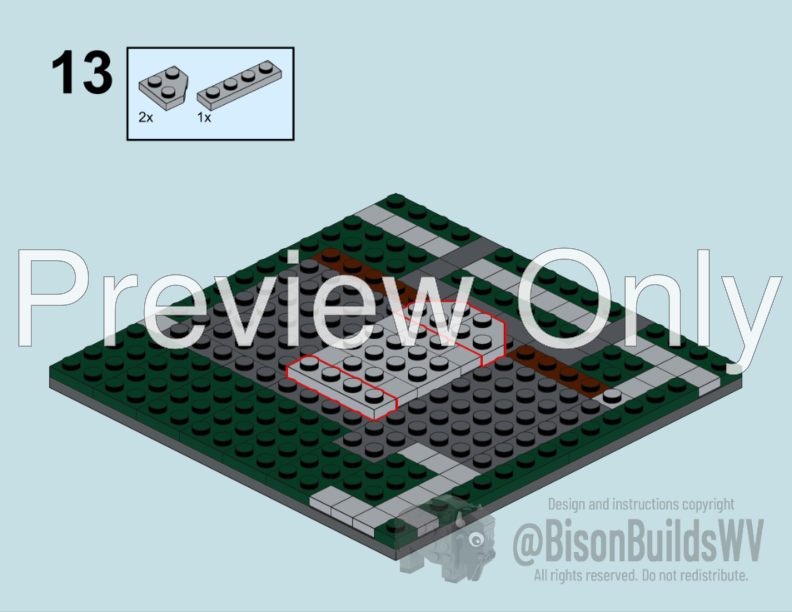 LEGO MOC Memorial Student Center by BisonBuildsWV | Rebrickable - Build ...