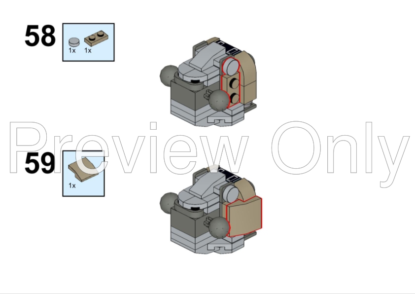 LEGO MOC Fallout: BoS T-60 Power Armor by Moc_Lobster | Rebrickable ...