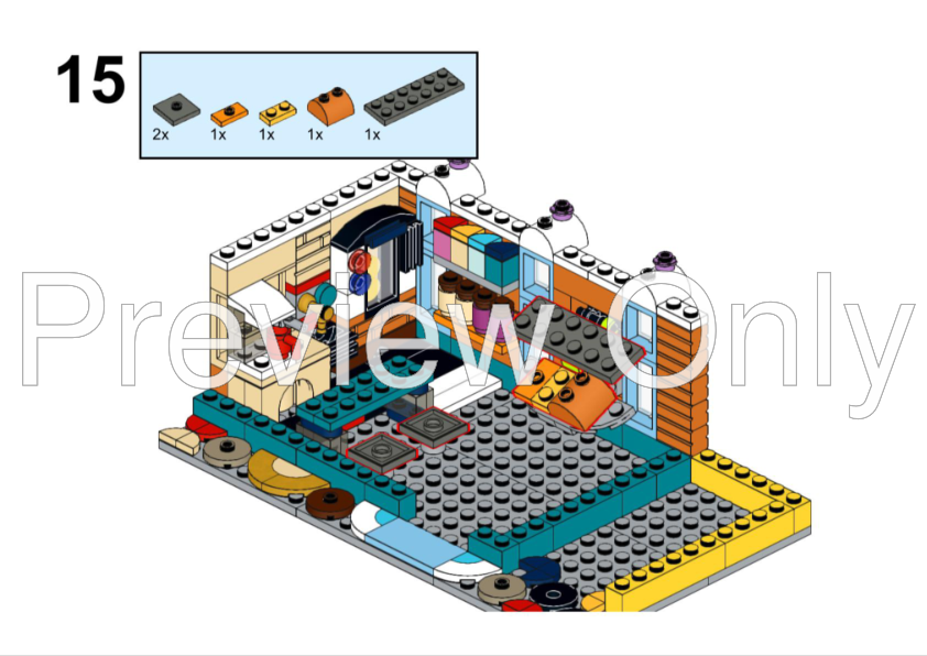 LEGO MOC Bakery Cafe and Music Academy, Lego 31141 Alternate build by ...