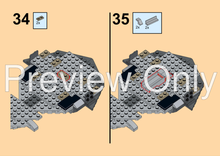 LEGO MOC 75346 - 75347 ISP37 - Vaders Lava Speeder by the_bricked_cave ...