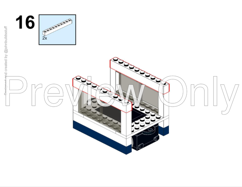 LEGO MOC Siemens S70 LRV by johnbuildsstuff | Rebrickable - Build with LEGO