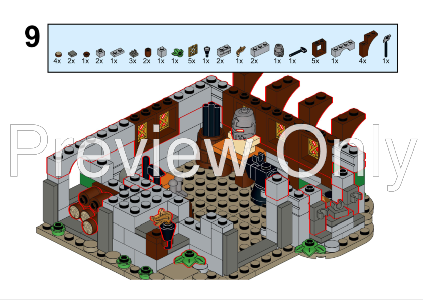 LEGO MOC Small scale model of Blacksmith (21325) by elvarim ...