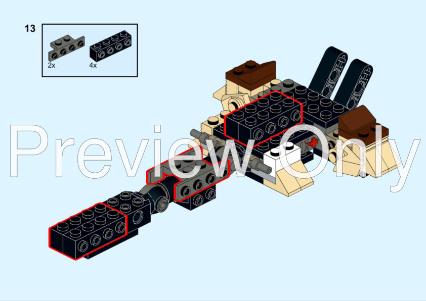 LEGO MOC Zerg Hydralisk (Starcraft) by BrickVink | Rebrickable - Build ...