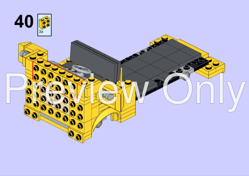 LEGO MOC-182686 Turtle Party Van parts adjustment version by leo_chan ...