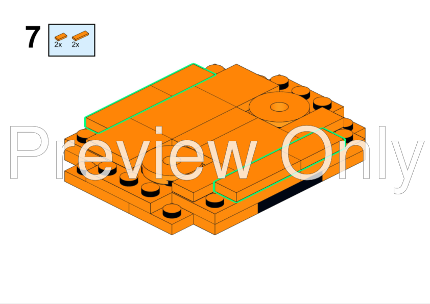 LEGO MOC Waddle Dee by KraftyKoopa | Rebrickable - Build with LEGO