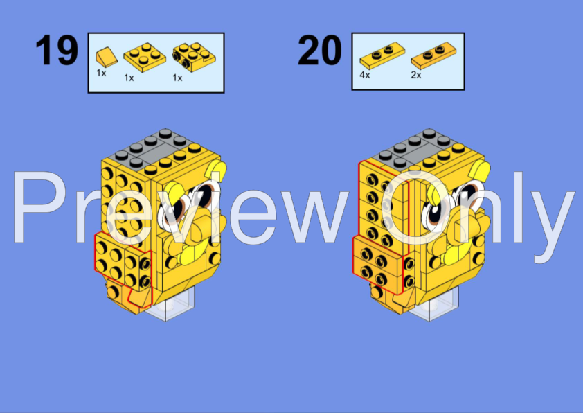 LEGO MOC Sunny the Sun Brickheadz (Raisin Bran) by Penguins and plastic ...
